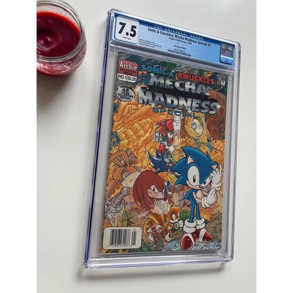 Archie Comics | Other | Sonic Knuckles Mecha Madness Special Cgc 75 ...